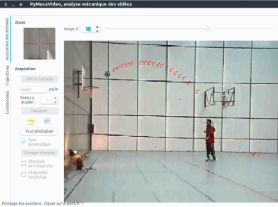 Un outil léger de pointage vidéo - Pymécavidéo